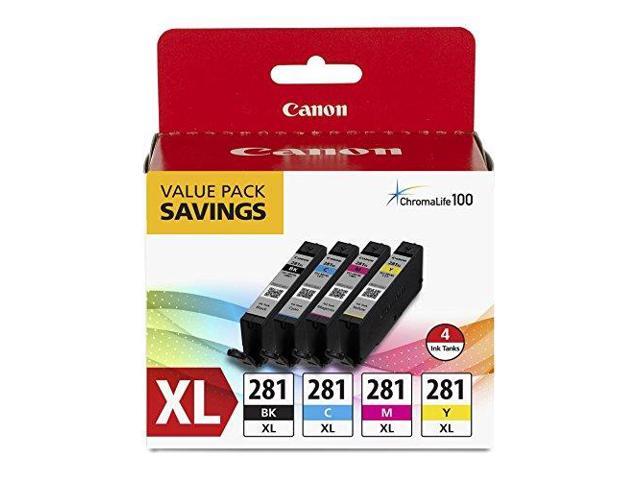 Click here for Canon CLI-281 XL High Yield Ink Cartridge - Combo... prices