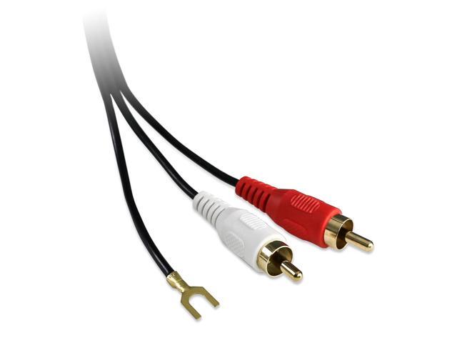 Click here for Fluance Gold Plated RCA Cable with Dual Spade Grou... prices