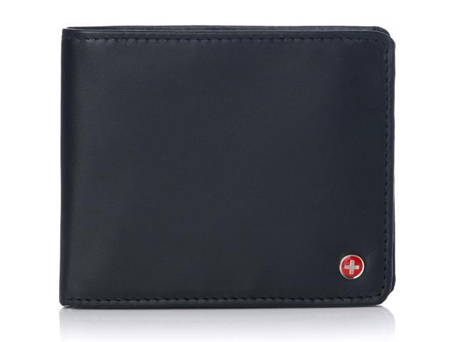 Click here for Alpine Swiss RFID Mens Wallet Deluxe Capacity Hybr... prices