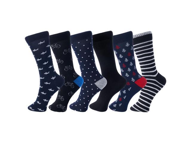 Click here for Alpine Swiss Mens Dress Socks 6 Pair Crew Sock Cot... prices