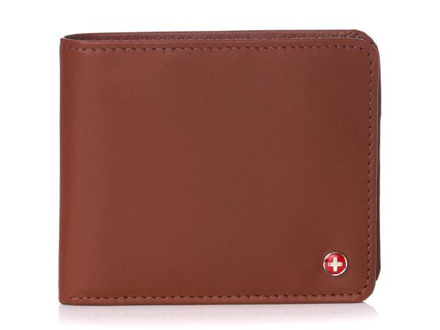 Click here for Alpine Swiss RFID Mens Wallet Deluxe Capacity Pass... prices