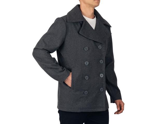 Click here for Alpine Swiss Mason Mens Wool Blend Pea Coat Jacket... prices