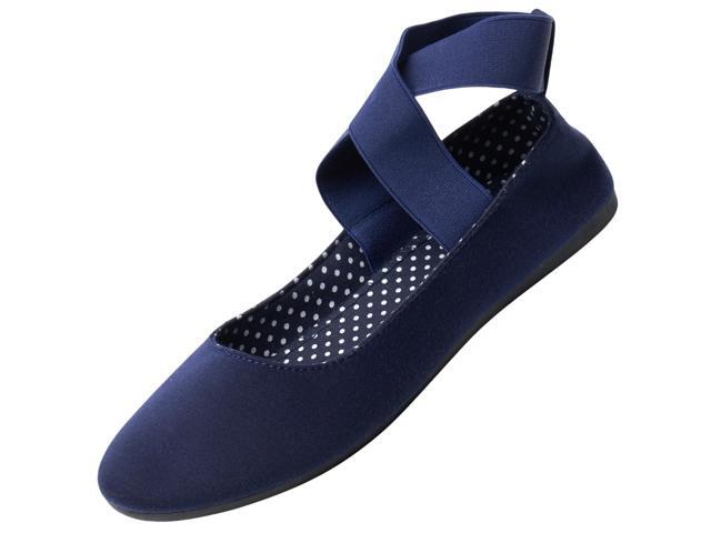 Click here for Alpine Swiss Peony Womens Ballet Flats Elastic Ank... prices