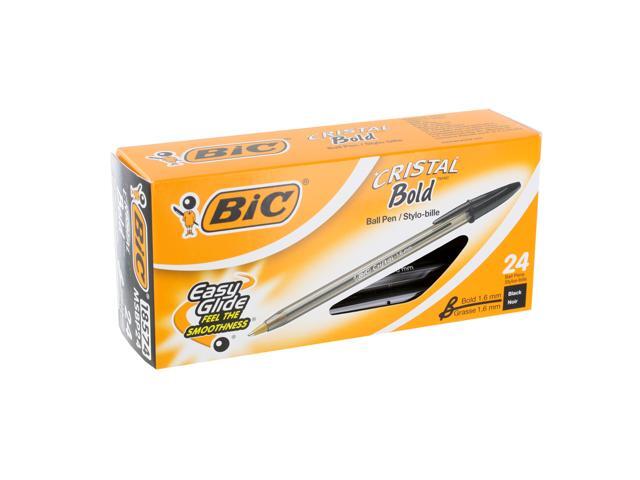 Click here for BIC Cristal Xtra Bold Ballpoint Pen Stick Bold Bla... prices