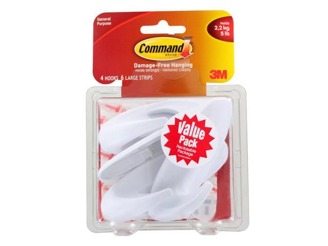 Click here for Command Designer Large Plastic Hook  White  Pack o... prices