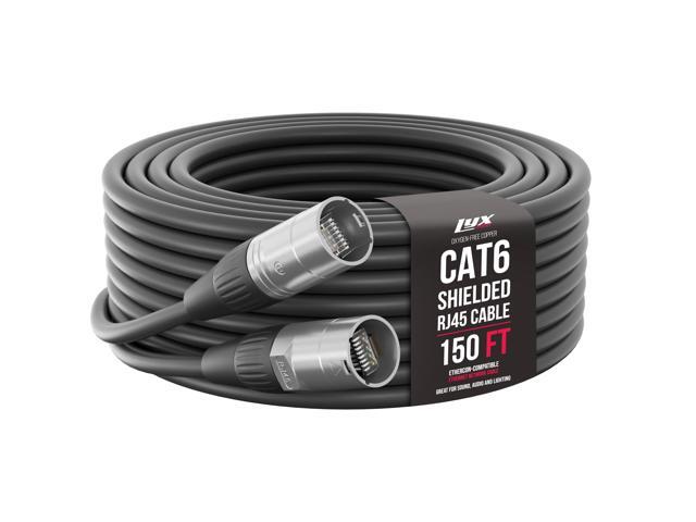 Click here for LyxPro 150 Feet Shielded CAT6 Ethercon Cable - Pro... prices