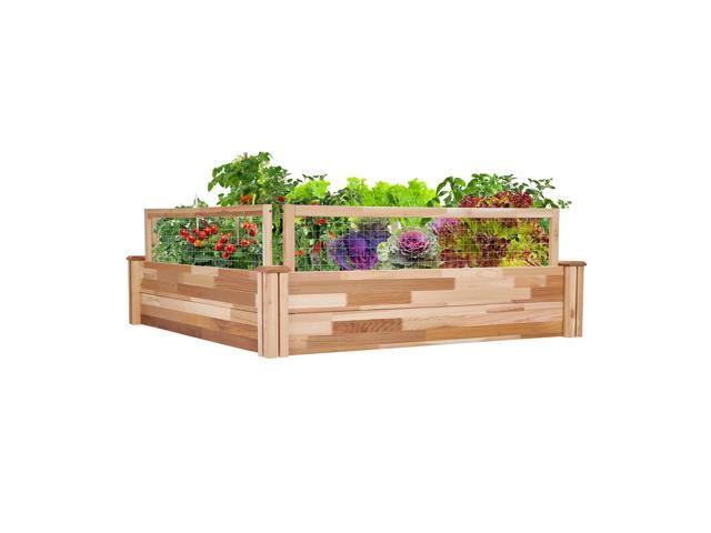 Click here for Jumbl Raised Canadian Cedar Garden Bed Elevated Wo... prices