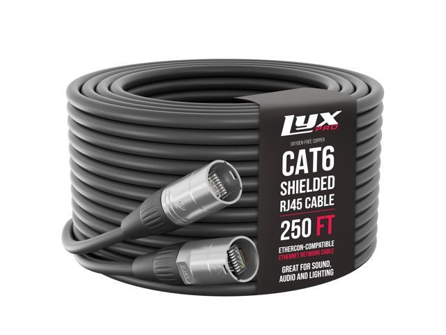 Click here for LyxPro 250 Feet Shielded CAT6 Ethercon Cable - Pro... prices