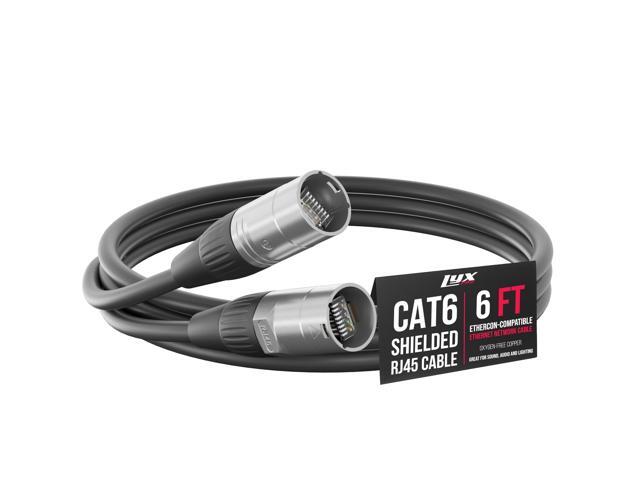 Click here for LyxPro 6 Feet Shielded CAT6 Ethercon Cable - Profe... prices