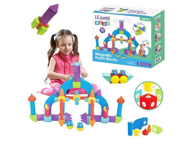 Click here for Lil Jumbl Magnetic Foam Blocks STEM Sensory Toys f... prices