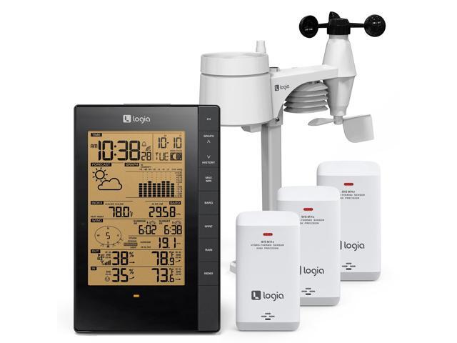 Click here for Logia 5-in-1 Indoor/Outdoor Weather Station + 3 Pa... prices