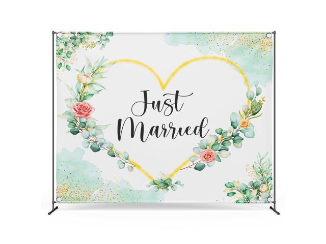 Click here for Zink Wedding Photo Backdrop - Wrinkle-Free 4.5 Ft... prices