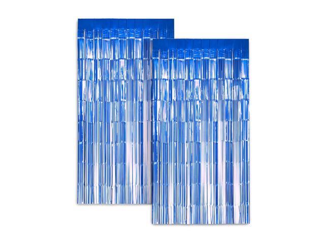 Click here for Zink 2 Pack 3.28 Ft x 6.56 Ft Blue Foil Curtain Ba... prices