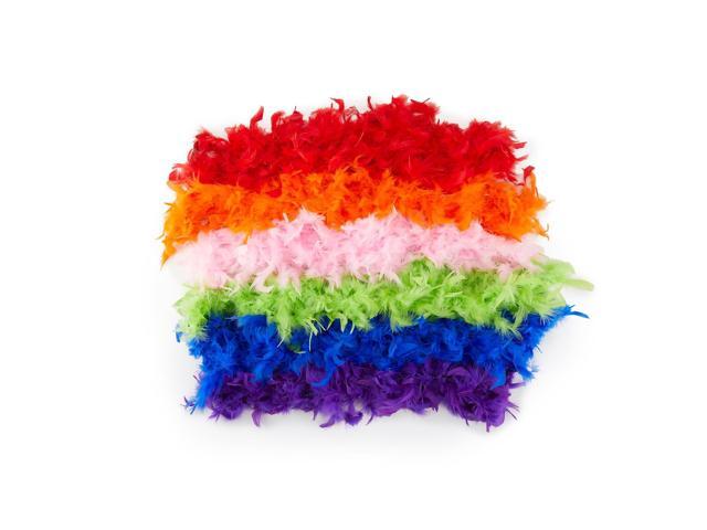 Click here for Zink 6PCS Colorful Feather Boas - 6 Fluffy Feather... prices