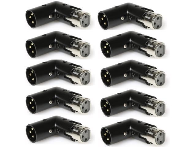 Click here for LyxPro XLR Angle Adapter Dual Male and Female can... prices