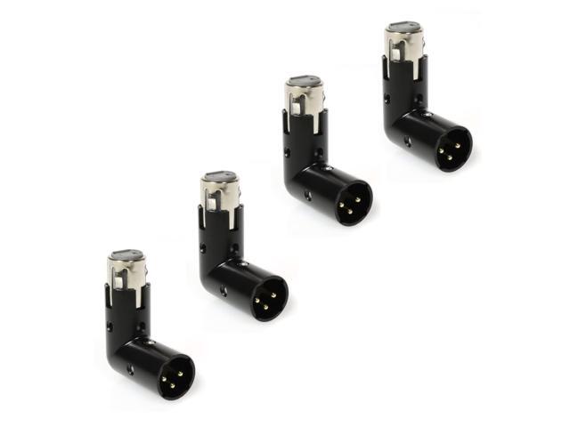 Click here for LyxPro XLR Angle Adapter Dual Male and Female can... prices