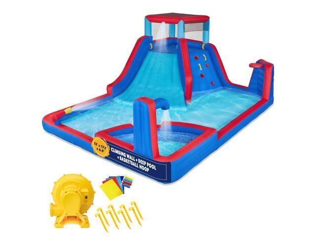 Click here for Sunny & Fun Four Corner Inflatable Water Slide Par... prices