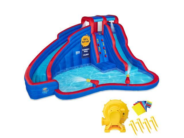 Click here for Sunny & Fun Double Dip Inflatable Water Slide Park... prices