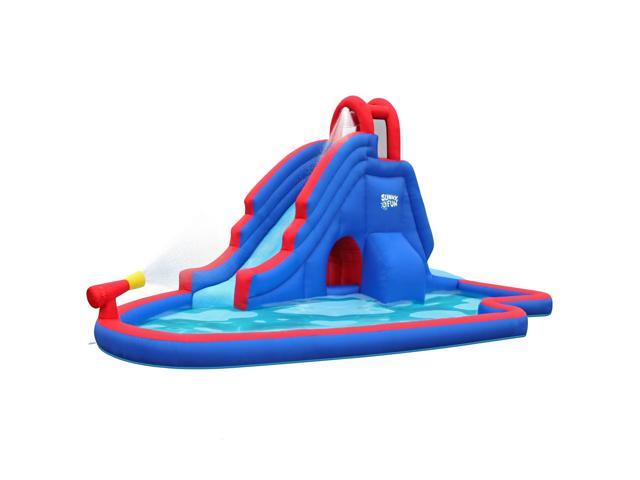 Click here for Sunny & Fun Deluxe Inflatable Water Slide Park prices