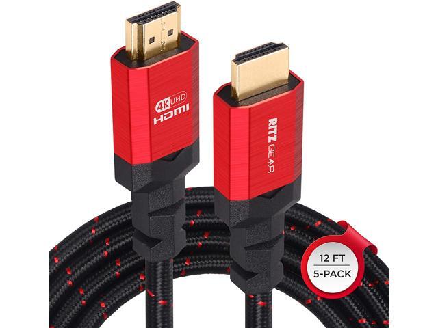 Click here for RitzGear 4K HDMI Cables 5-Pack of 12 Ft. High-Spee... prices