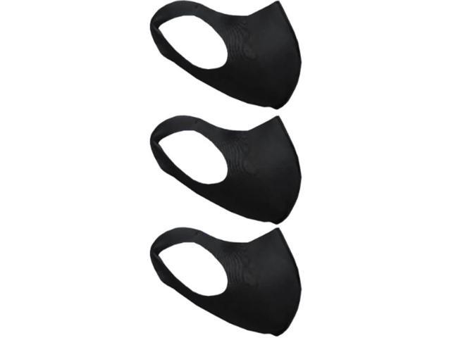 Click here for Kole Imports MO202 3 Pack Reusable Black Face Mask prices