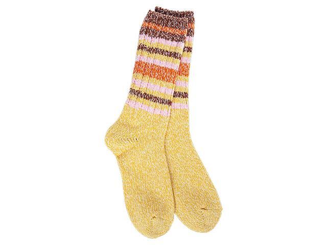 Click here for WORLDS SOFTEST SOCKS Ragg Crew Socks - Honey Strip... prices