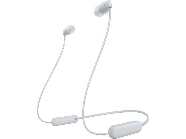 Click here for Sony WI-C100 Wireless In-Ear Headphones - White prices