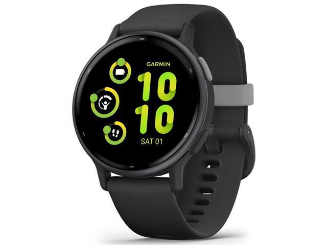 Click here for Garmin vivoactive 5  Slate Bezel w/Black Case & Ba... prices