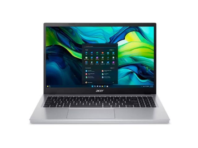 Acer 15.6 Aspire Go 15 Laptop Intel i3-N305 8GB Ram 128GB Ssd Storage - Pure Silver - Silver