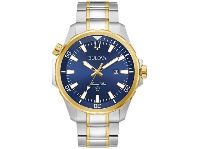 Click here for Bulova 98B384 Mens Marine Star Two-Tone Watch prices