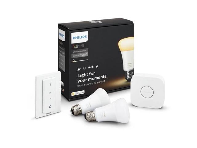 Click here for Hue 464776 White Ambiance Starter Kit(2 A19 Bulbs... prices