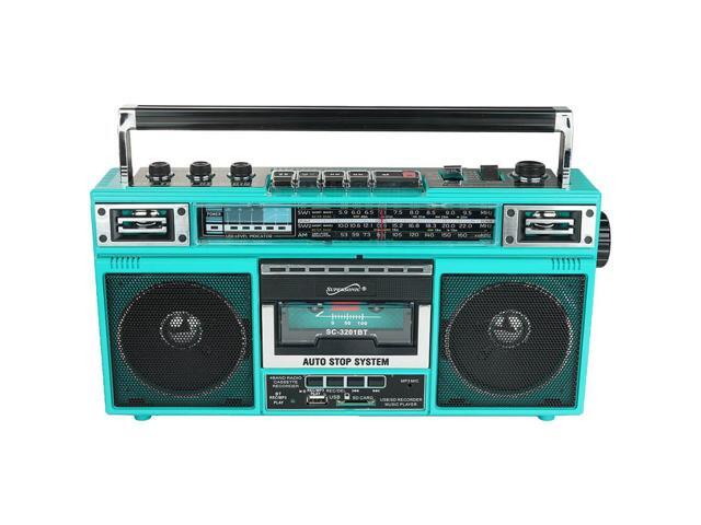 Click here for Supersonic SC3201BTRQ Retro 4-Band Radio and Casse... prices