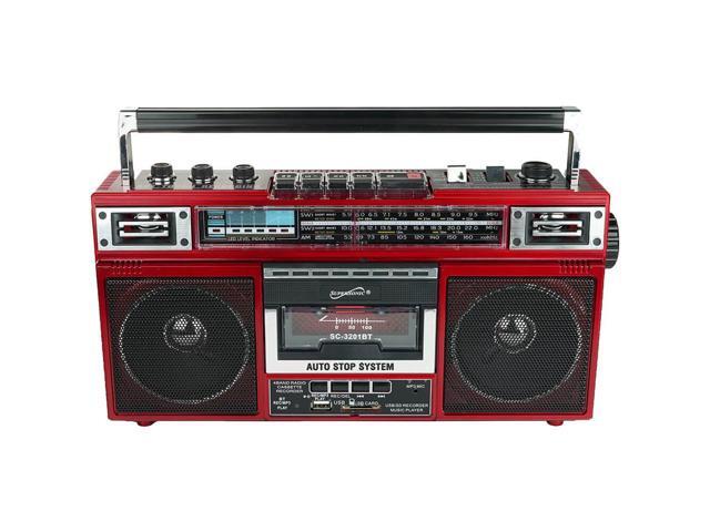 Click here for Supersonic SC3201BTRD Retro 4-Band Radio and Casse... prices