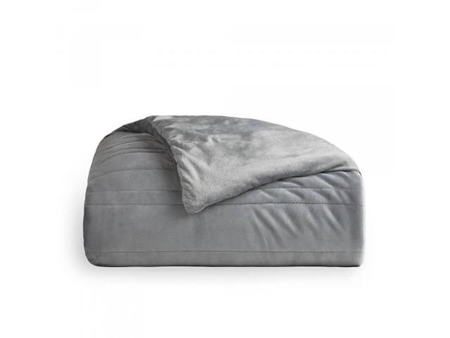 Click here for Malouf Queen Anchor 15lb Weighted Blanket - Ash Gr... prices