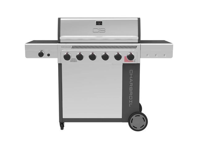 Char-Broil Performance Series FlavorMax 6-Burner Gas Grill - Stainless - Silver