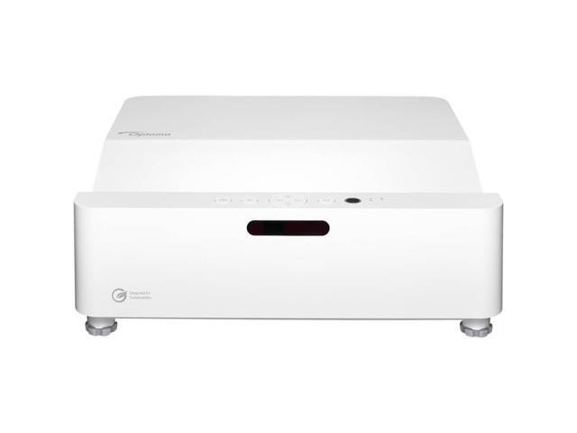 Ultra-Short Throw 4K Uhd Home Cinema Laser Projector - 100" Images - Bright 4 000 Lumens - Enhanced Game Mode - Hdr - Home Theater - Black - Whit