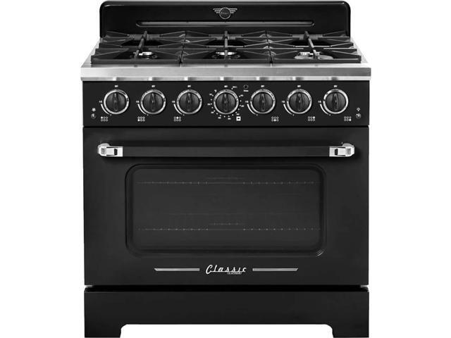 Click here for UNIQUE UGP36CRB 5.2 Cu. Ft. Midnight Black Freesta... prices