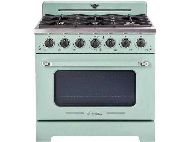 Click here for UNIQUE UGP36CRLG 5.2 Cu. Ft. Summer Mint Green Fre... prices
