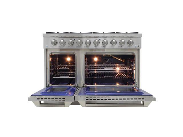 Click here for Brama 6.7 Cu. Ft. Stainless Steel Dual-Fuel Slide-... prices