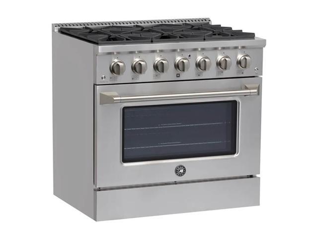 Click here for Brama 5.2 Cu. Ft. Stainless Steel Dual Fuel Slide-... prices