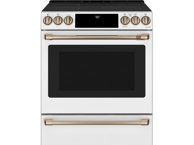 Click here for Cafe 30 inch Matte White Smart  Front-Control  Rad... prices