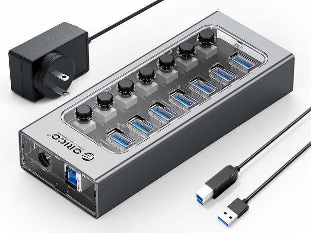 Click here for ORICO USB Hub 3.0 Powered 7 Ports USB Data Hub wit... prices