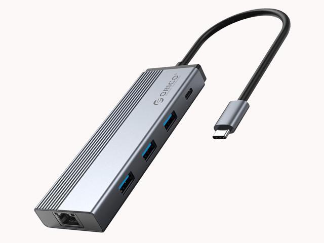 Click here for ORICO USB C HUB Type C 5 in 1 USB C to RJ45 Adapte... prices