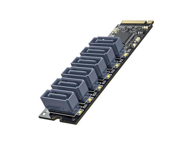Click here for ORICO M.2 PCIe M Key to 6 x SATA 6Gbps Adapter Car... prices