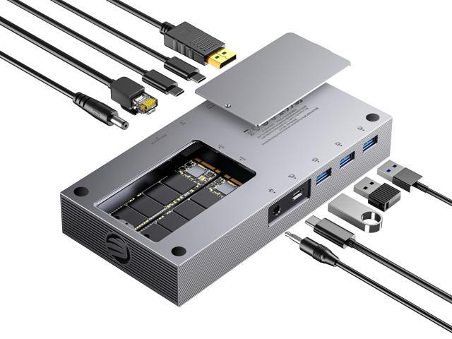 Click here for ORICO 8K Dual USB C Dock 40Gbps with Dual Bay M.2... prices