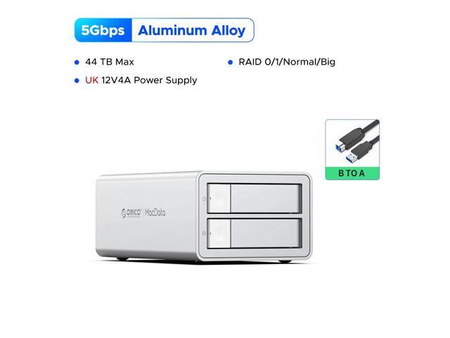 Click here for ORICO 2Bay RAID Hard Drive Enclosure Case 2.5/3.5... prices