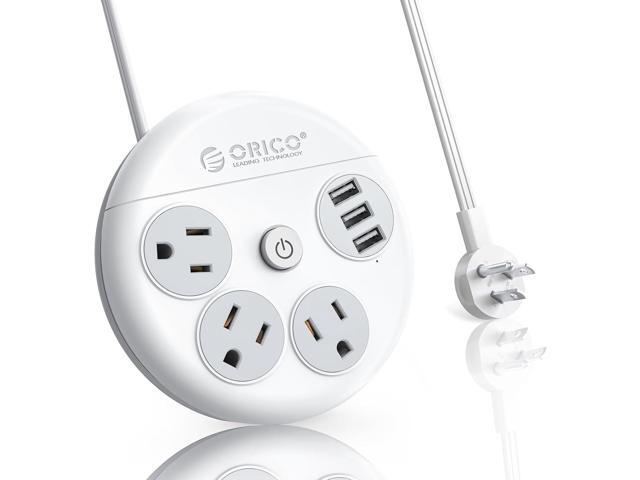 Click here for Flat Extension Cord 10 ft  ORICO Round Power Strip... prices
