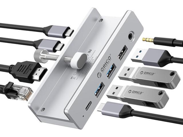 Click here for ORICO Clip Docking Station  8-in-1 Clamp USB C Hub... prices