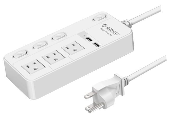 Click here for ORICO Compact Power Strip 3 Outlets 2 USB Ports Ch... prices
