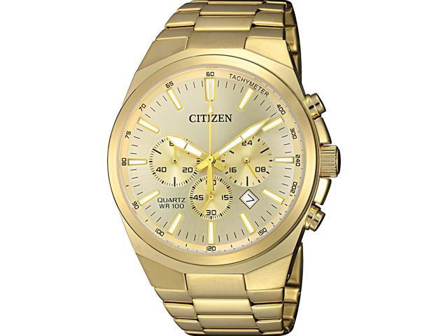 Citizen AN8172-53P Quartz Mens Watch Gold 40mm Stainless Steel